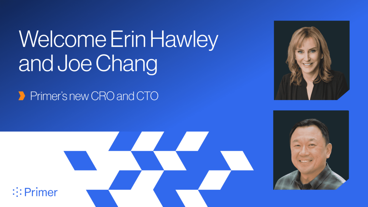 Primer names new CRO & CTO to executive leadership team - PrimerAI