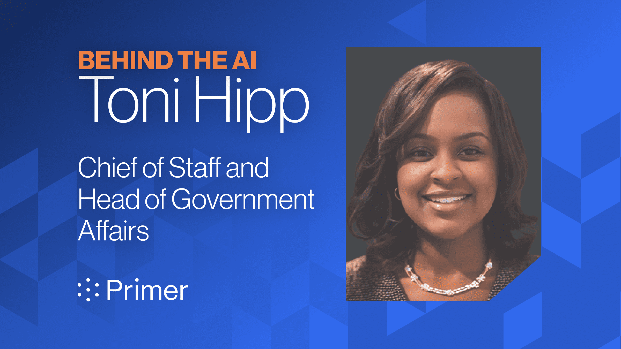 Behind the AI: Toni Hipp - PrimerAI