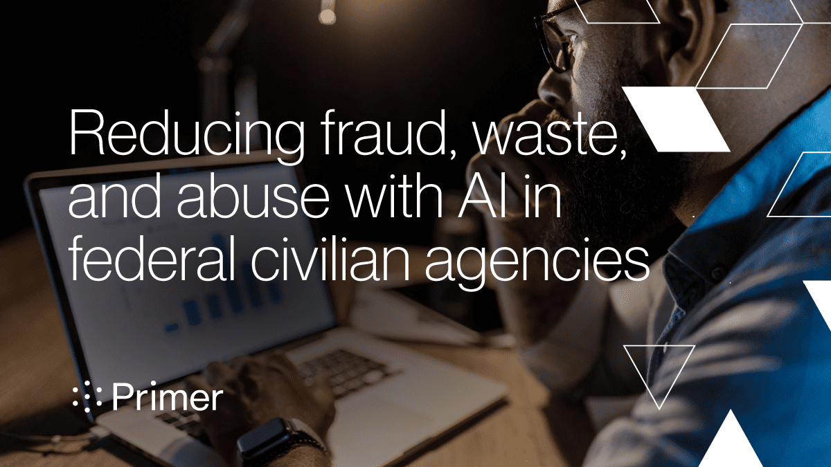Reducing fraud, waste, and abuse with AI in federal civilian agencies - PrimerAI